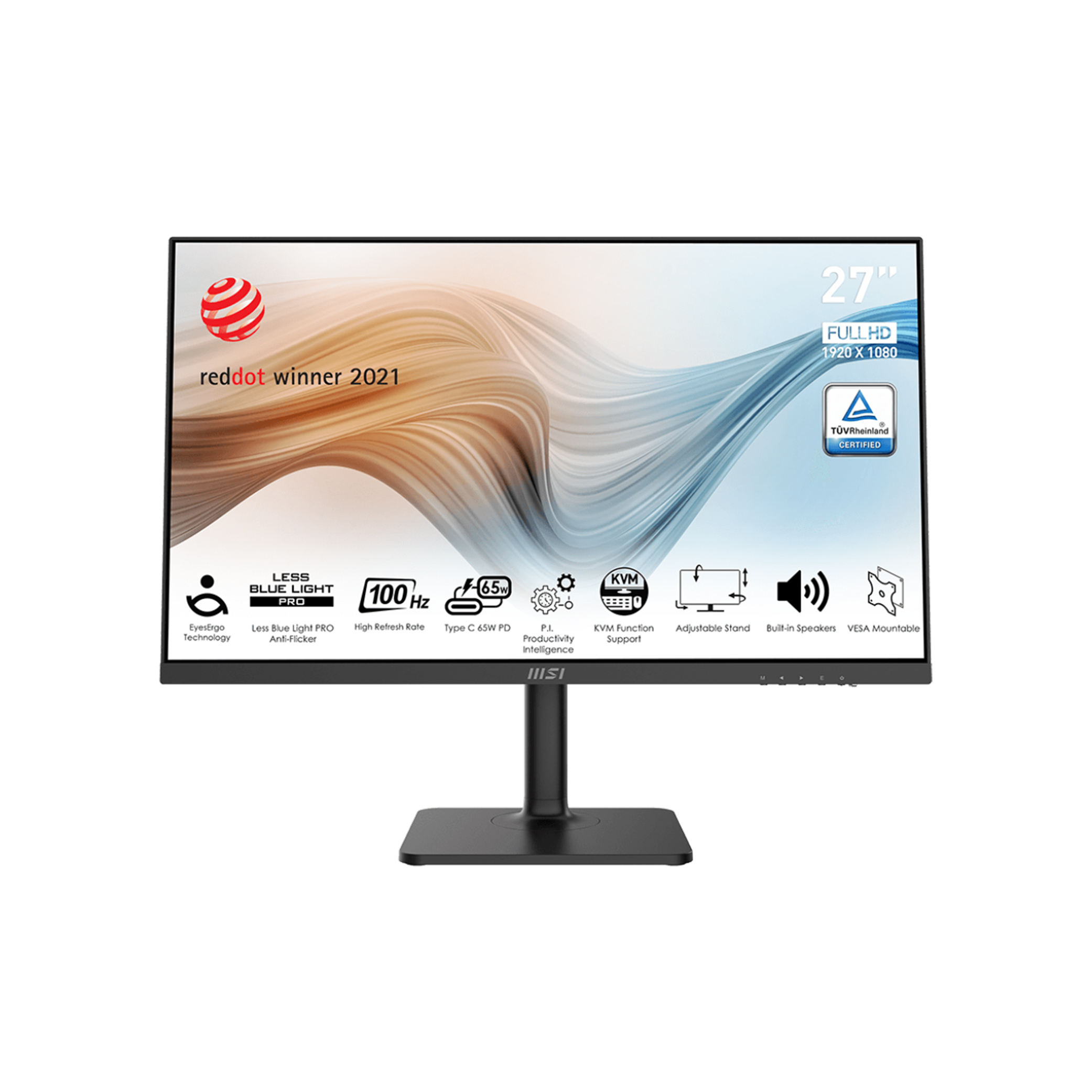 ElectroMall - MSI Modern 27" Monitor - MD272XP - Black